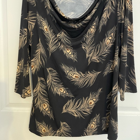 East 5th | Tops | Peacock Feather Shirt | Poshmark
